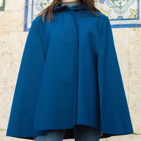 Capa em burel Azulão - Água Lusa - Artes de Alcobaça